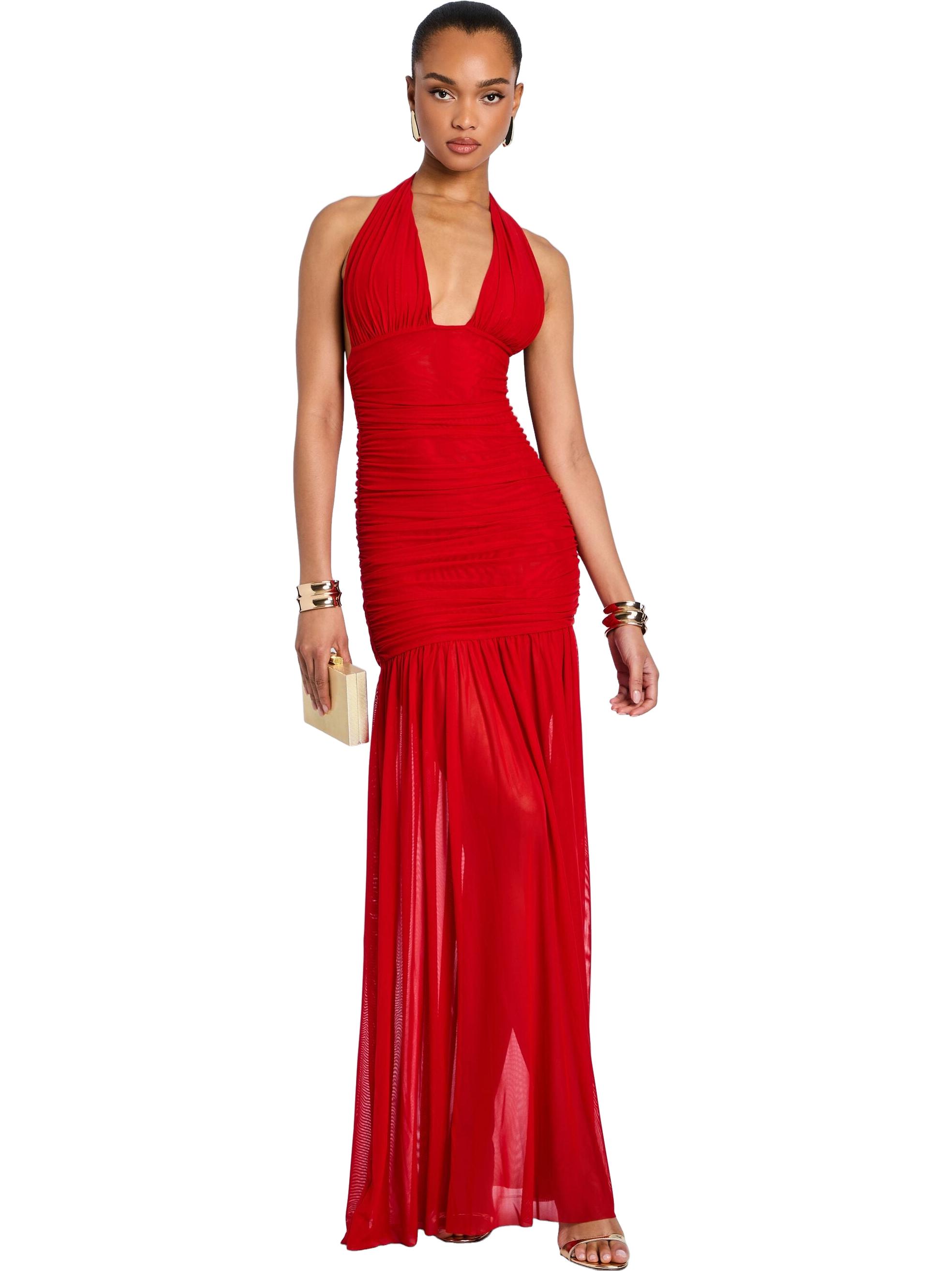 SEROYA SEROYA Teghan Mesh Gown